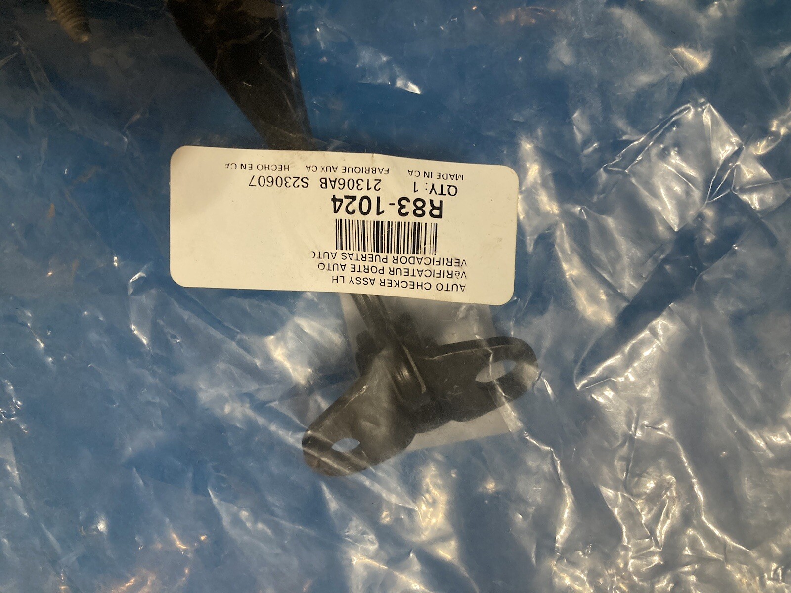 Paccar Auto Checker Assembly LH Left Side R83-1024 Stop Checklink ...