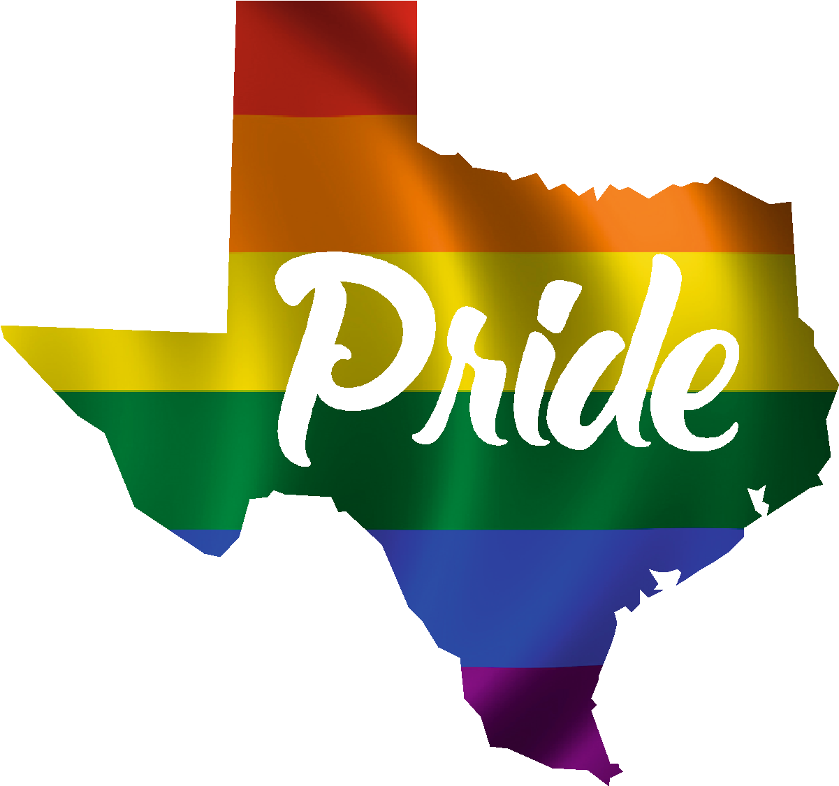 Texas State Pride Flag - 4" x 3.75" Vinyl Decal Sticker ebn-sp1706 | eBay
