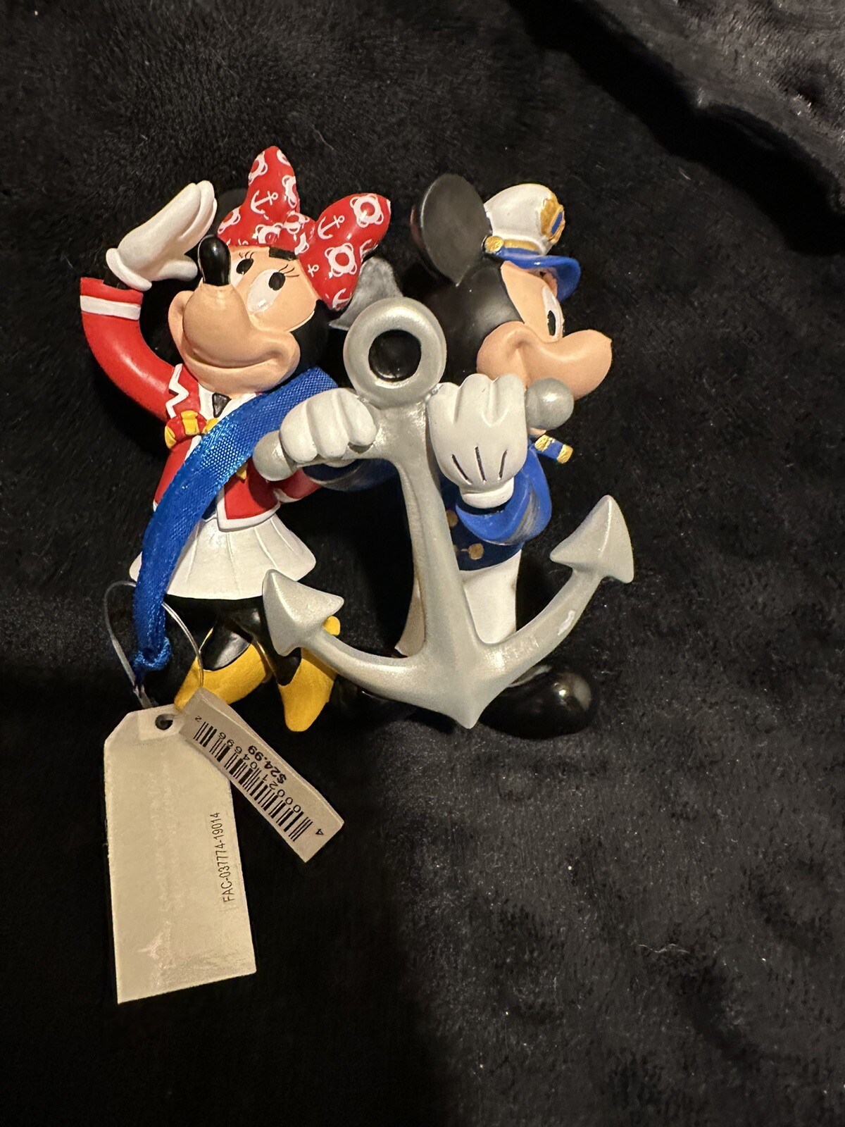 Disney Cruise Line Captain MICKEY & MINNIE Mouse W Anchor Christmas ...