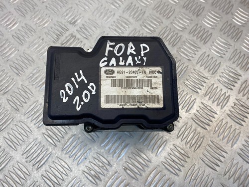 2014 FORD GALAXY 2.0 DIESEL ABS PUMP & CONTROL MODULE GENUINE AG91 ...