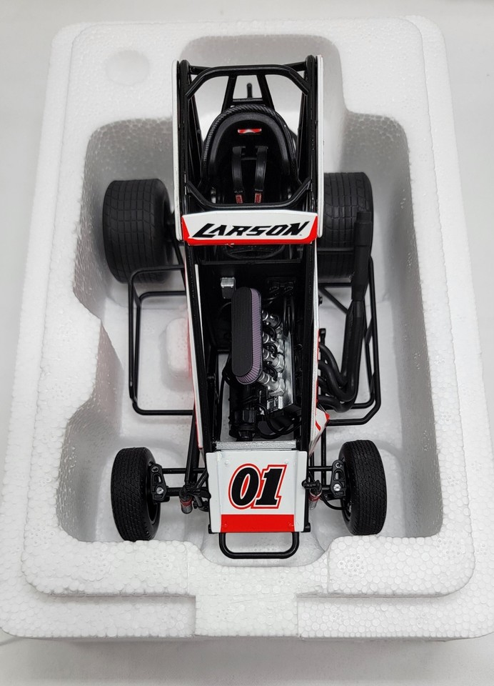 2022 Kyle Larson signed ACME Flo Racing Midget Sprint Car Chili Bowl 1/ ...