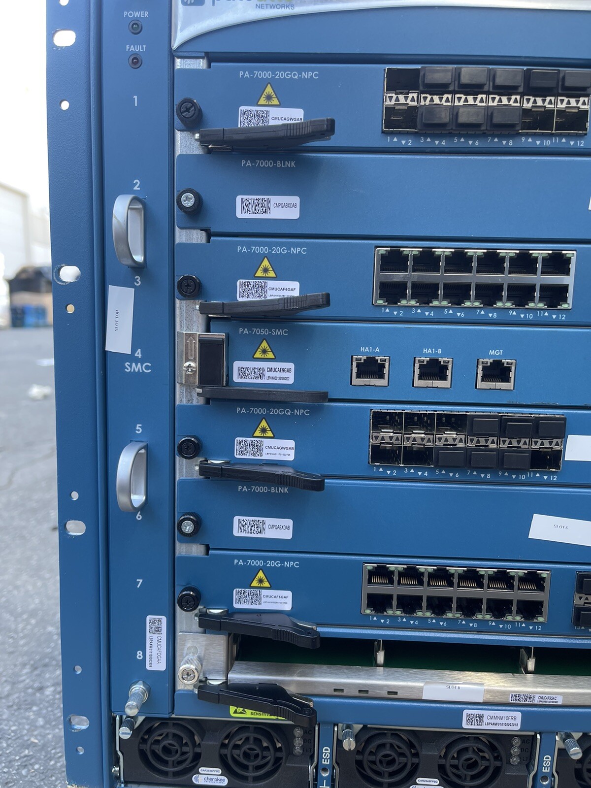 PALO ALTO PA-7050 Firewall PA-7000-20G-NPC PA-7000-20GQ-NPC PA-7050-SMC ...