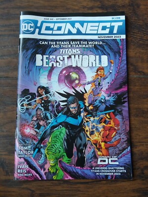 DC CONNECT #40 DAWN OF DC TITANS BEAST WORLD RAVEN NIGHTWING STARFIRE ...