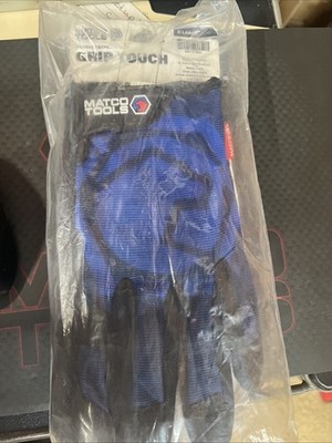 Matco Tools Grip Touch Gloves Blue - XL | eBay