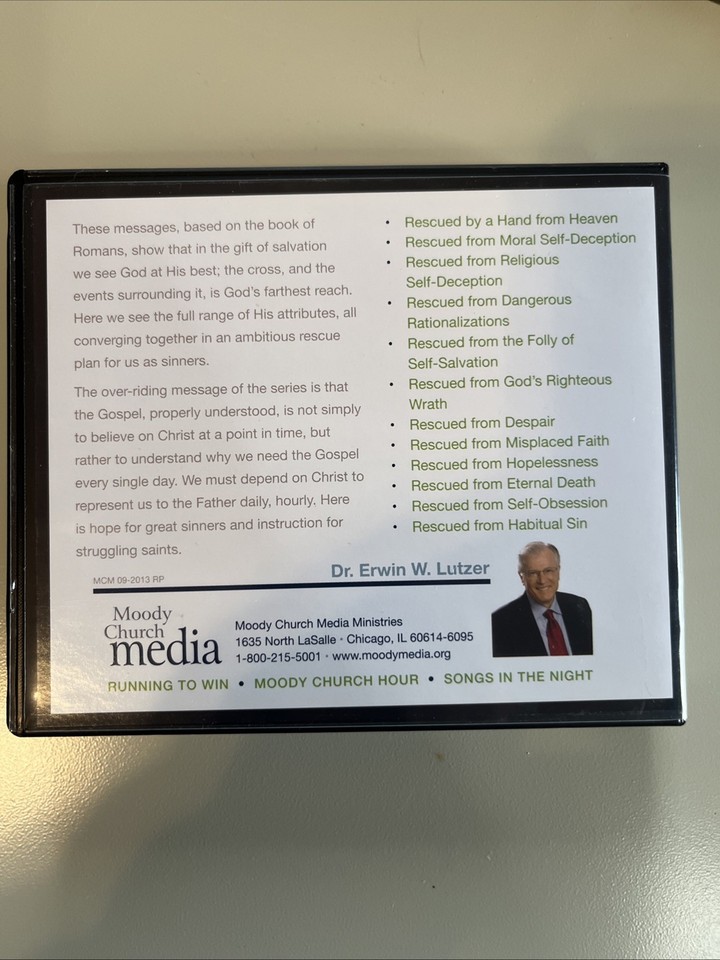 Rescued! - What God Did to Save Us by Erwin W Lutzer Moody Church Media ...