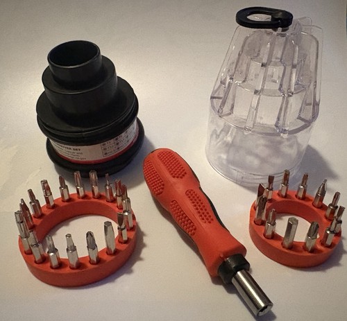 30-in-1 Magnetic Screwdriver Bit Multi Tool Repair Set Phillips Torx ...