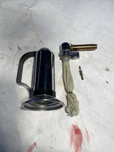 Antique Vintage Small Alcohol Chrome Finish Torch Blowtorch Tool 7 ...