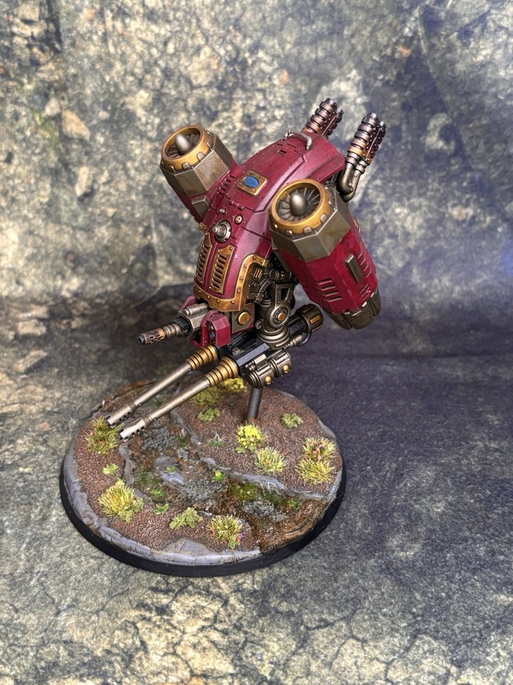 Custom Painted And Converted Warhammer 40K Imperial Knight Armiger ...