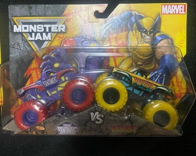 SPIN MASTER MONSTER JAM MARVEL WOLVERINE VS SENTINELS 🔥🔥 | eBay