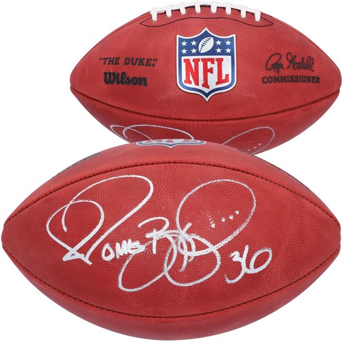 Jerome Bettis Steelers Signed Wilson Full Color Duke Pro Football | eBay