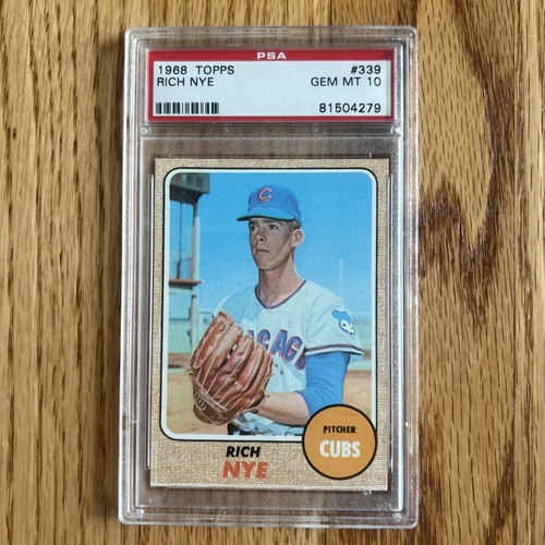 1968 TOPPS #339 Rich Nye CUBS!!PSA 10!! POP 13!!!! | eBay