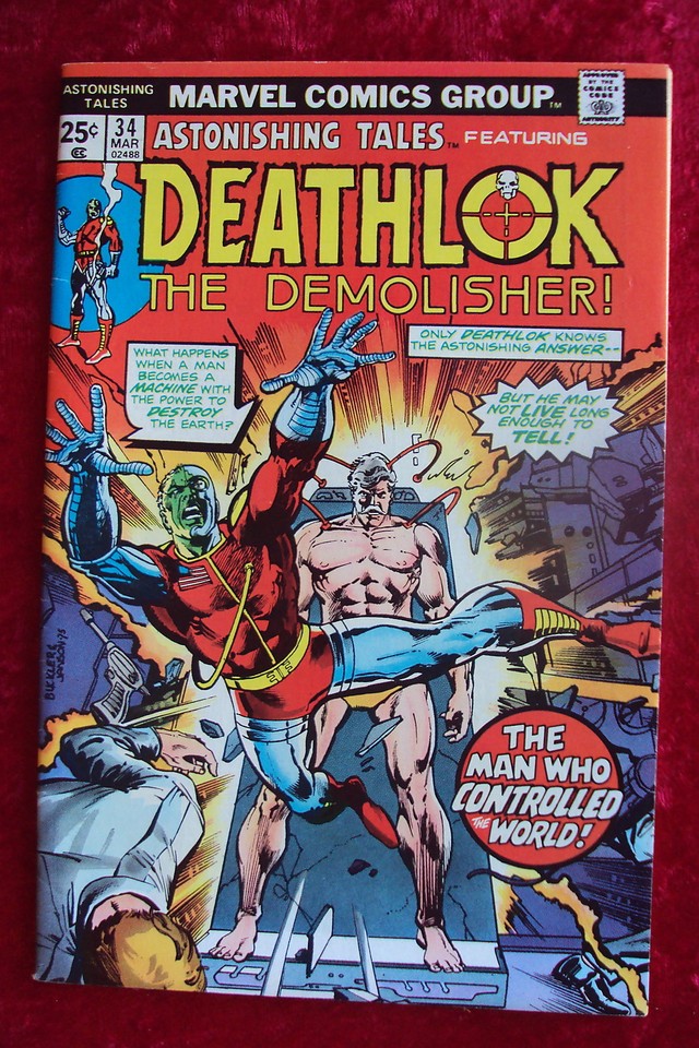 ASTONISHING TALES #26,#27,#28,#33,#34,#35 DEATHLOK LOT! MARVEL COMICS ...