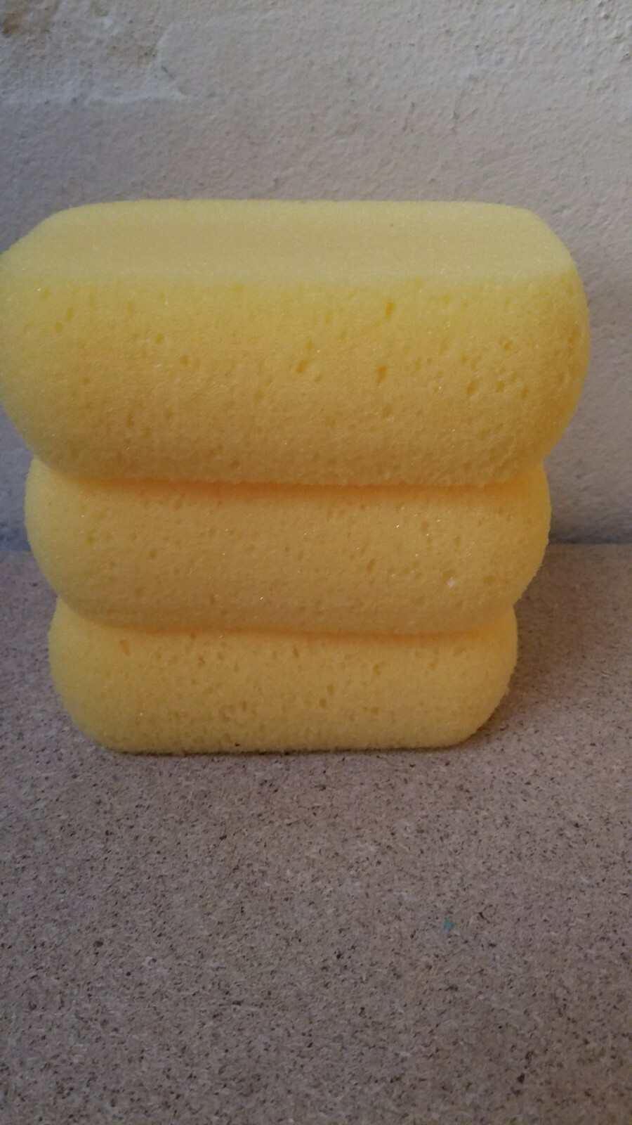 3 x Rectangular Bath Sponges - Bath, Shower, Clean - Colour Choice: | eBay