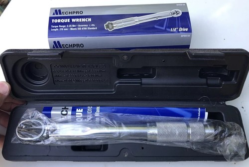 Mechpro Torque Wrench 1/4In Drive As new (Used Once) Free Postage | eBay