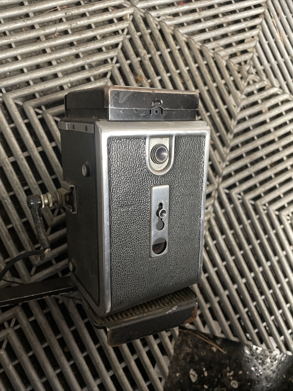 Graflex 22 model 200 6X6 TLR Camera + Heiland Flash- Not Tested | eBay