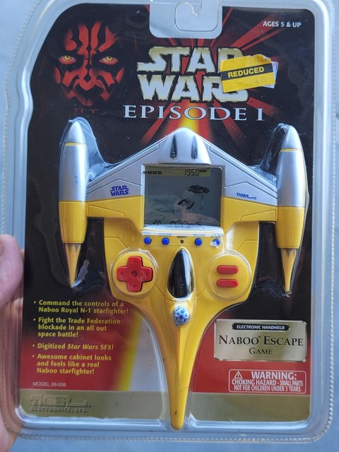 Star Wars Episode 1 Naboo Escape Handheld Electronic Game Tiger LCD for ...