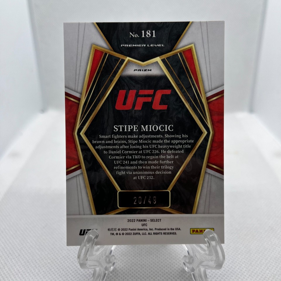 2022 Select UFC Blue Disco Premier Level Stipe Miocic SSP /49 | eBay