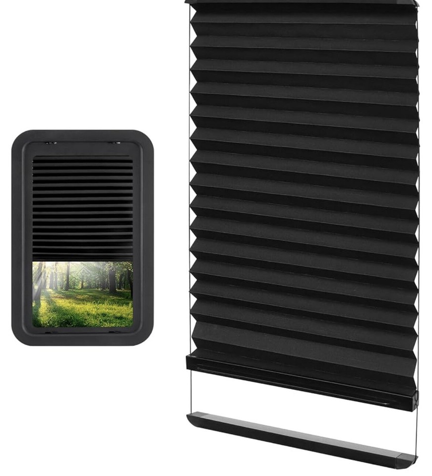 RV Thin Pleated Shade• Replacement Compatible With Lippert Prepped Entry Doors/ | eBay