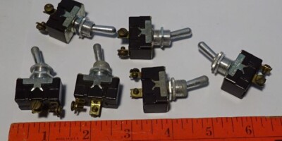 * LOT of SIX - LEVITON - USA - Ball Type - ON/OFF - long TOGGLE ...