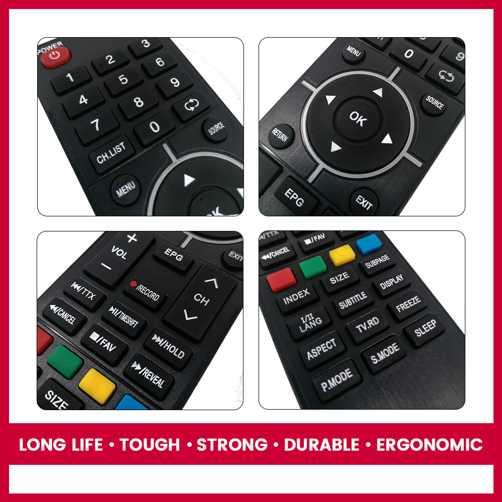 Remote Control for SEIKI TV SE43FO01UK SE43FO02UK SE48FO01UK SE50FO04U ...