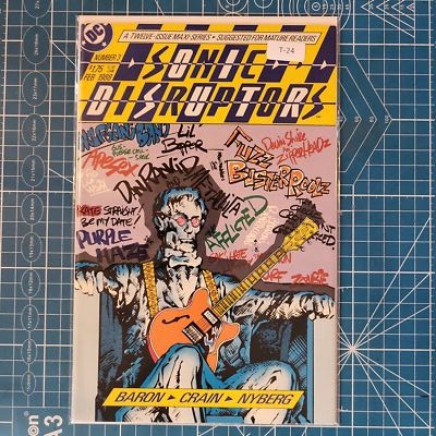 SONIC DISRUPTORS #3 8.0+ DC COMIC BOOK T-24 | eBay