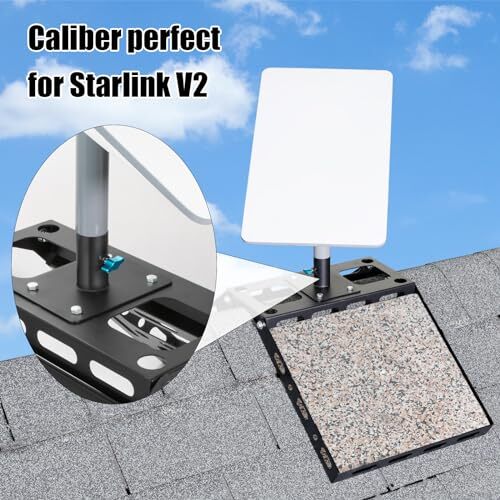 Adjustable Starlink Roof Ridge Mount, Beciety Starlink Mounting Kit ...