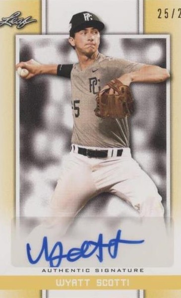 2019 Leaf Perfect Game National Showcase - Autographs Yellow #BA-WS2 ...