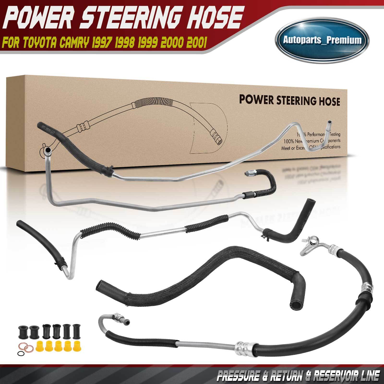 5x Power Steering Pressure & Return & Reservoir Line Hose for Toyota ...