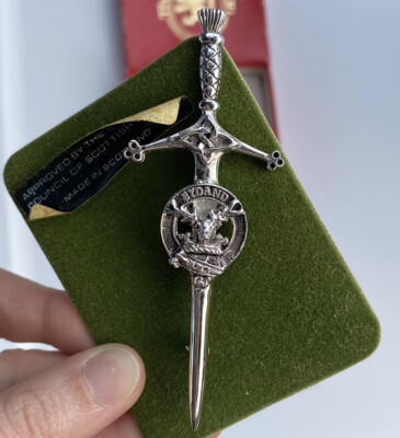 Art Pewter Stag Sword Kilt Pin - Gordon Clan Made In Scotland | eBay
