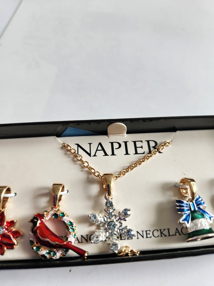 Napier Interchangeable 6 Piece Necklace Set 16-19" No Box Top | eBay