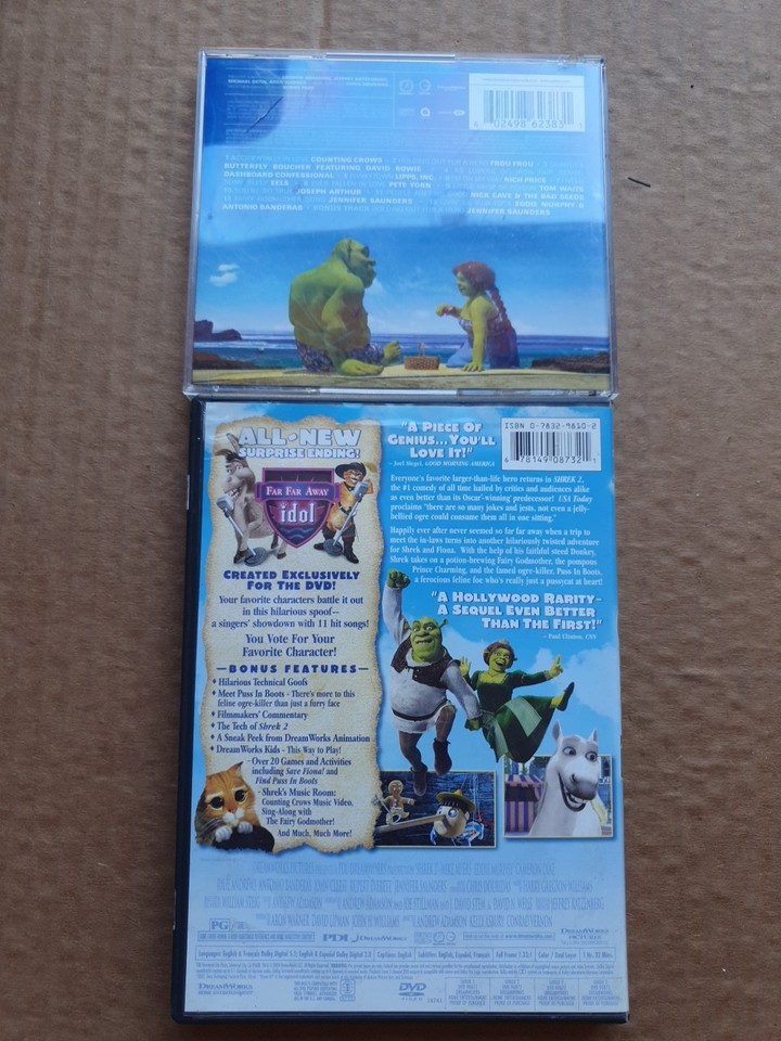 Shrek 2 DVD And Sound Track Bundle | eBay
