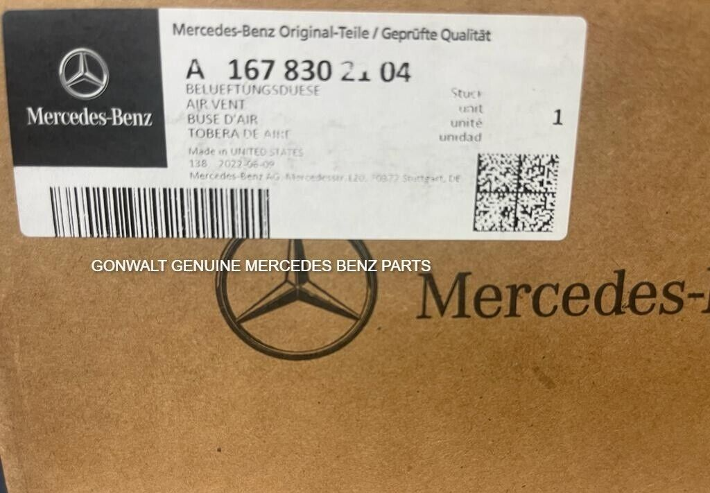 Mercedes Benz Genuine GLS 450 GLS 580 2020-2023 Rear Vent Grille OE ...