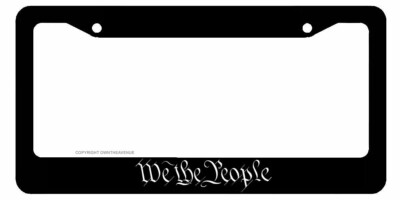 We The People 2nd Amendment American USA Patriot America License Plate ...
