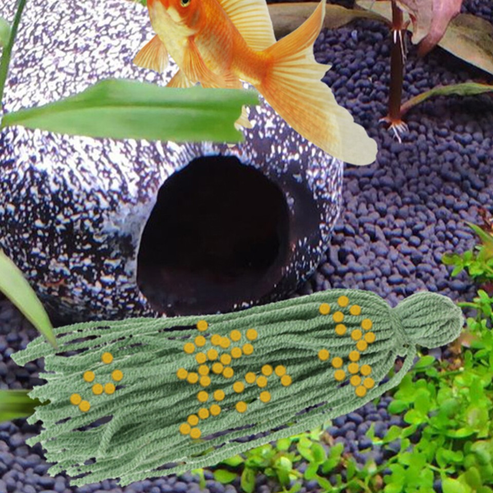 24 pcs Breeding Mops for Fish Tank Fish Spawning Mops Fish Breeding Mop ...