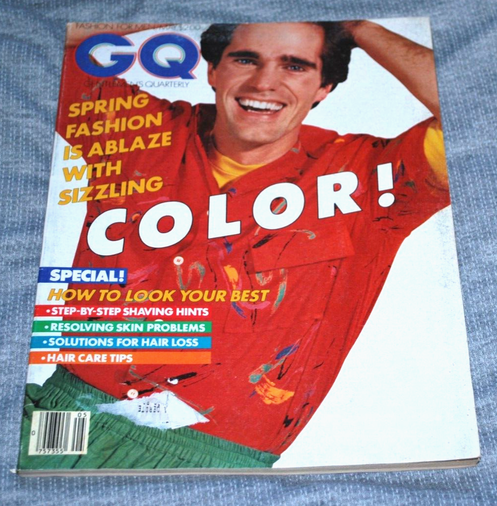 GQ Magazine 1980 May - COLOR! - DAVID WHITE -PARIS 1980 -RENAULD WHITE ...