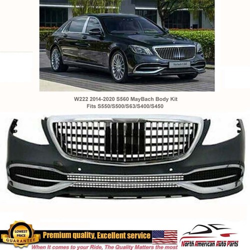 S63 Maybach S560 bumper body kit grille S550 style 2014 2015 2016 2017 ...