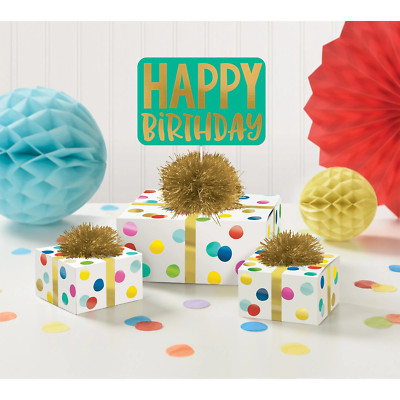 Happy Dots Happy Birthday Table Decorating Kit | eBay Australia