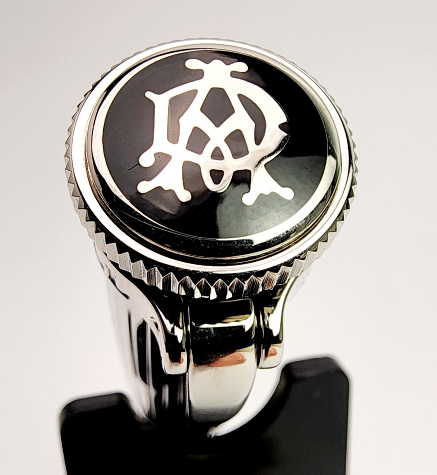 RARE DUNHILL SENTRYMAN CHASSIS BLACK AND SILVER BALLPOINT PEN NWE2613 ...