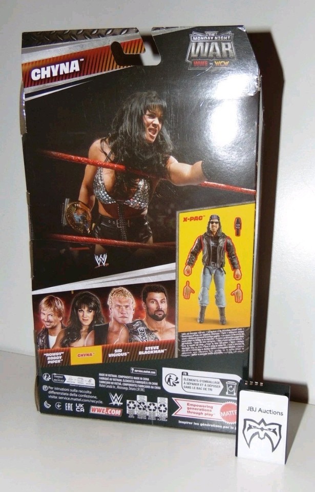 Chyna WWE Mattel Elite Monday Night War WCW Wrestling Figure & BAF NEW ...
