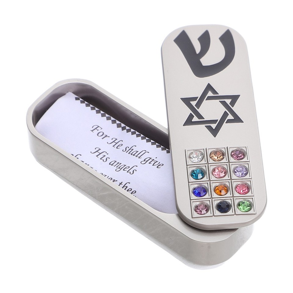 Bible Doorpost Decoration Box Christian Mezuzah for Hanukkah Scroll ...