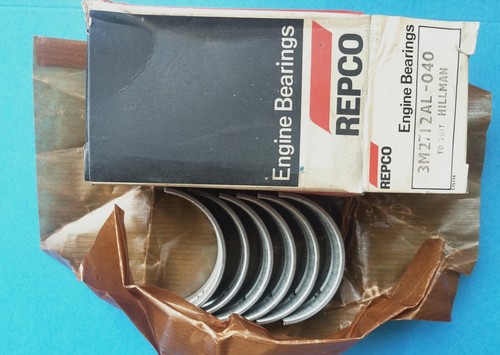 Hillman Imp Engine Main Bearing set -040 40 thou Repco nos 3M2712 new ...