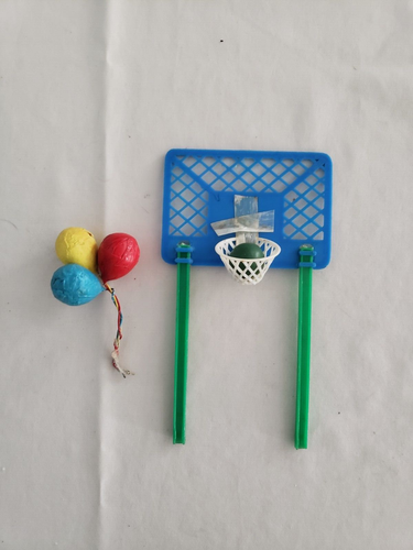 Vintage Cake Decorations Topper - BASKETBALL NET, BASKETBALL, BALOONS ...