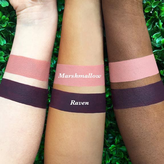 LIME CRIME VELVETINE VELVETINES RAVEN DARK PURPLE 2 MOOD MATTE LIPSTICK ...