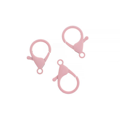 Light Pink Enamel Lobster Clasps 35mm x 23mm - 4 Clasps - FD1037 | eBay