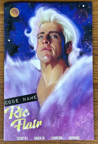 CODE NAME RIC FLAIR LIMITED TO 3300 2022 Scout Comics Book Wrestling ...