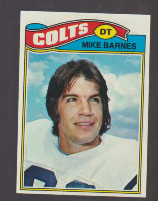 1977 Topps #503 Mike Barnes card, Baltimore Colts legend, NICE! | eBay