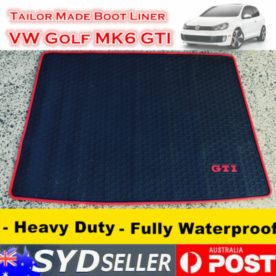 Customized Waterproof Rubber Boot Liner Cargo Mat for Volkswagen Golf ...