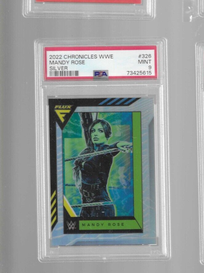 2022 Chronicles WWE MANDY ROSE Flux Silver Prizm #326 PSA 9 MINT | eBay