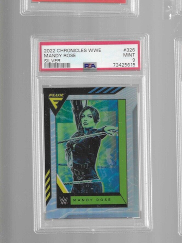 2022 Chronicles WWE MANDY ROSE Flux Silver Prizm #326 PSA 9 MINT | eBay