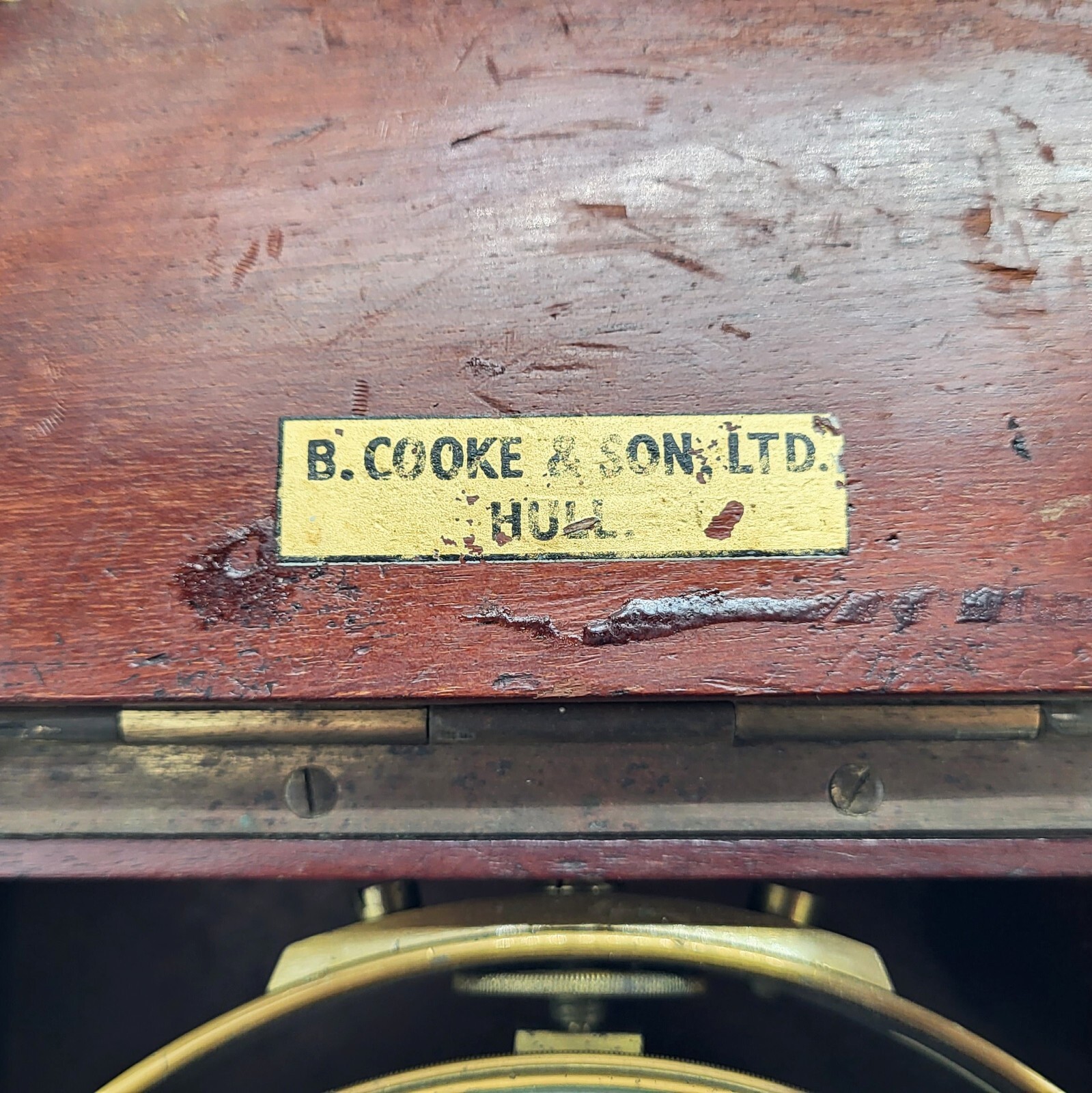 1898 A. Johannsen & Co. / B. Cooke & Son Ltd. Marine Chronometer | eBay